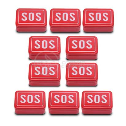 10 Mini Kits SOS Camping Tz-02 Lata de Ferramentas Compacta para ...