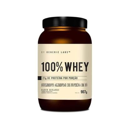 100% Whey (907G) - Generic Labs - undefined | Netshoes