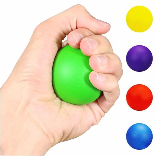 24 Bolas Bolinha Anti Stress Lisa Fisioterapia Massageadora | Netshoes