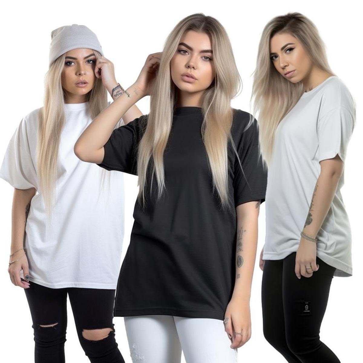 Camisetas Oversized Feminina em promoção na Netshoes!