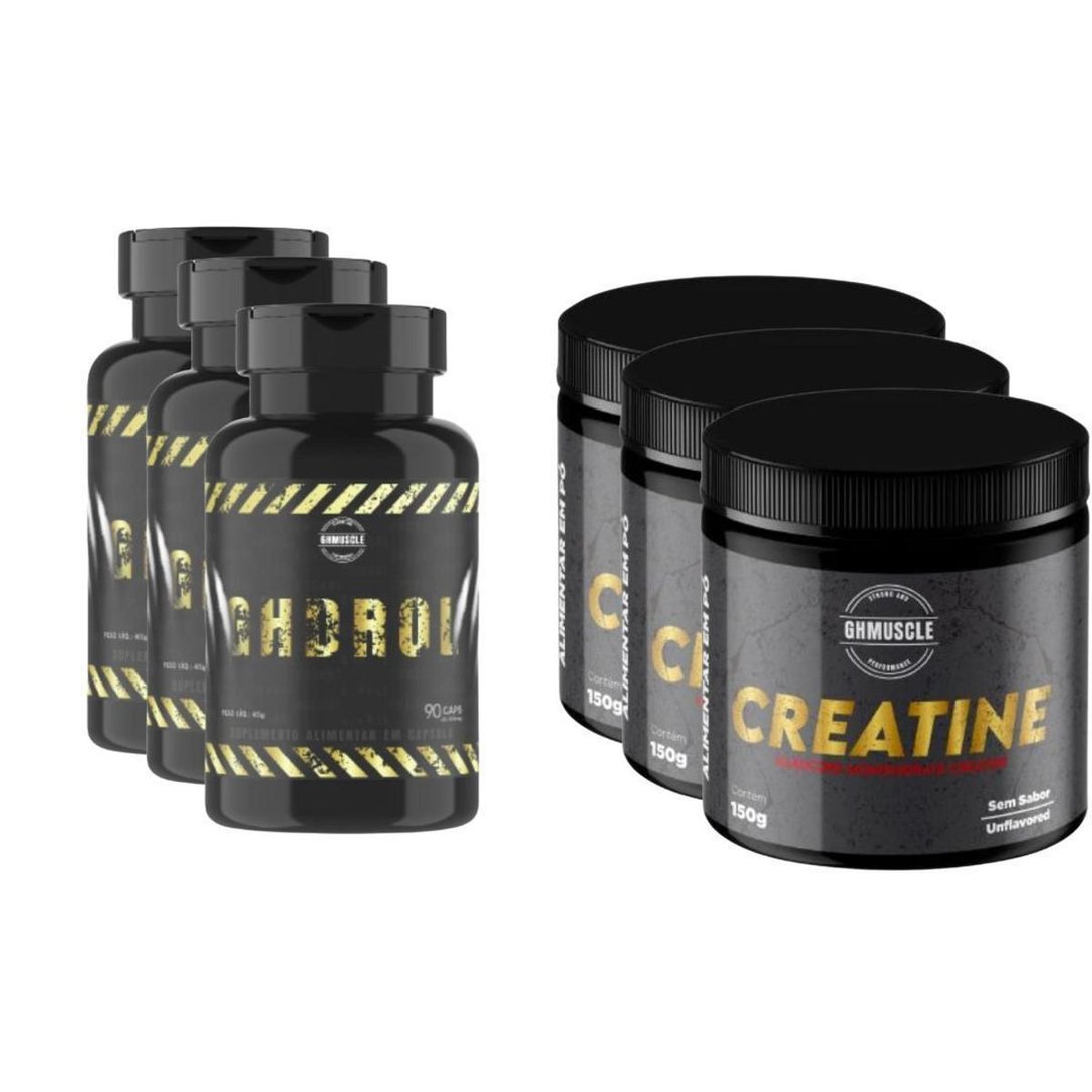 3 Ghdrol 3 Creatina Laboratório Ghmuscle - undefined | Netshoes