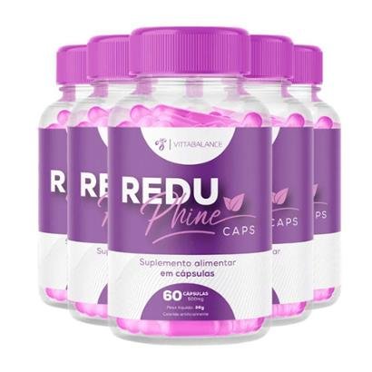 5 Potes - Reduphine Caps Suplemento Alimentar - 60 Caps - Roxo | Netshoes