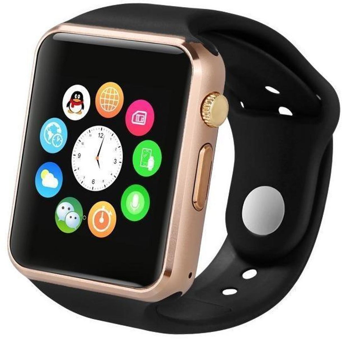 A1 Relógio Inteligente Smart Watch Bluetooth Chip Android S7 - Dourado ...
