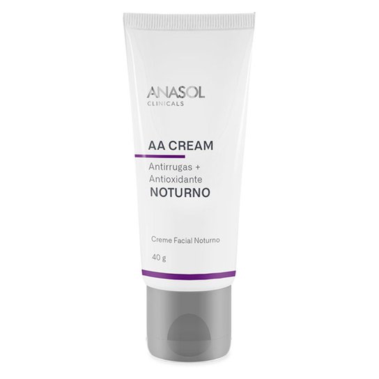 AA Cream Facial Noturno Anasol - Tratamento Antissinais 40g - Incolor ...
