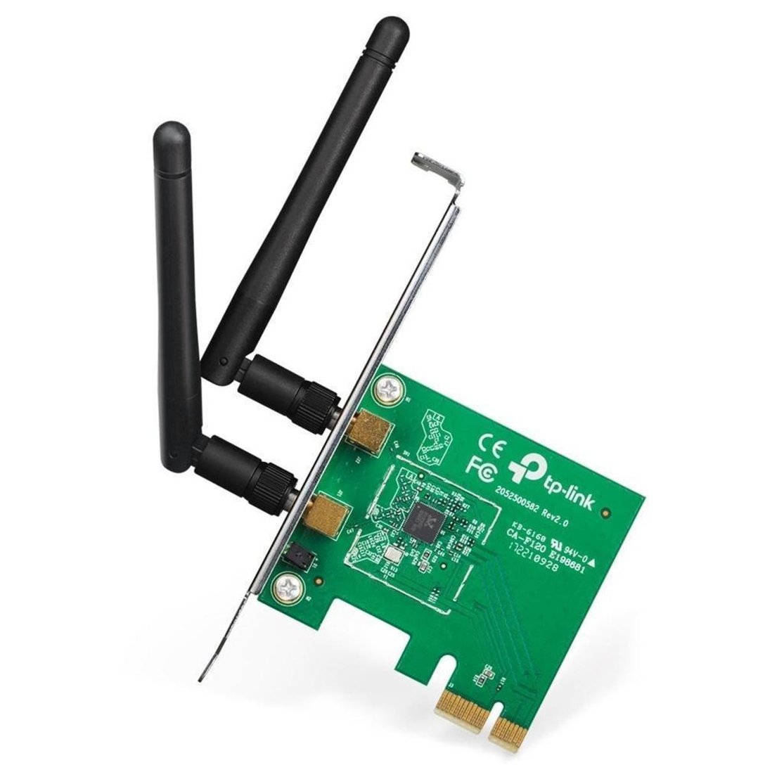 Adaptador Wireless TP-Link PCI Express N300 300Mbps TL-WN881ND - Verde | Netshoes