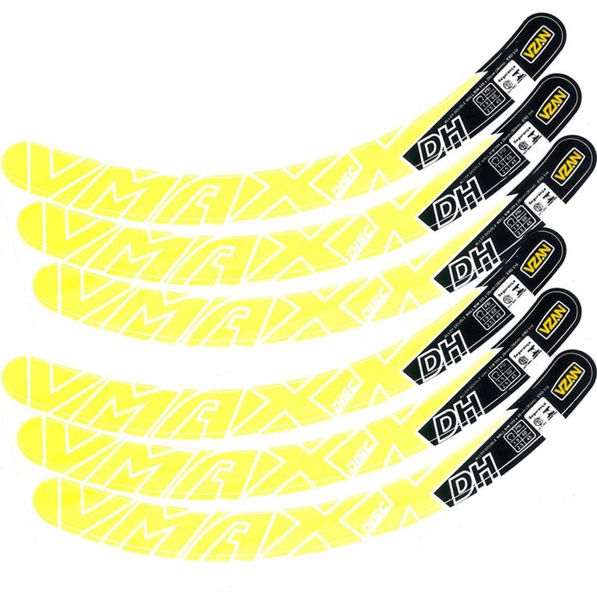 Adesivo Aro Vmaxx Freio A Disco Kit Para As Duas Rodas Bike - Amarelo ...