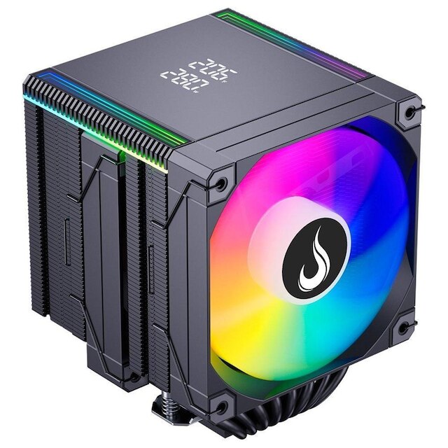 Air Cooler Gamer Rise Mode Temp 8 Black, ARGB, AMD e Intel, 120mm-RM ...