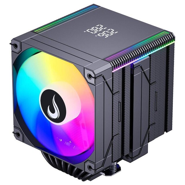 Air Cooler Gamer Rise Mode Temp 8 Black, ARGB, AMD e Intel, 120mm-RM ...