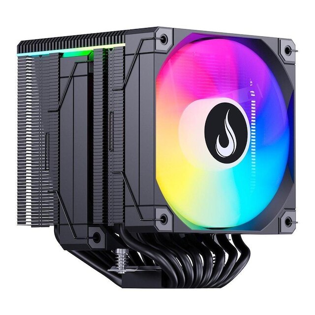 Air Cooler Gamer Rise Mode Temp 8 Black, ARGB, AMD e Intel, 120mm-RM ...