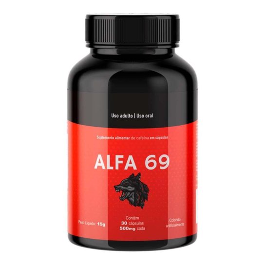 Alfa 69 Suplemento Sexual - 30 Caps - Vermelho | Netshoes