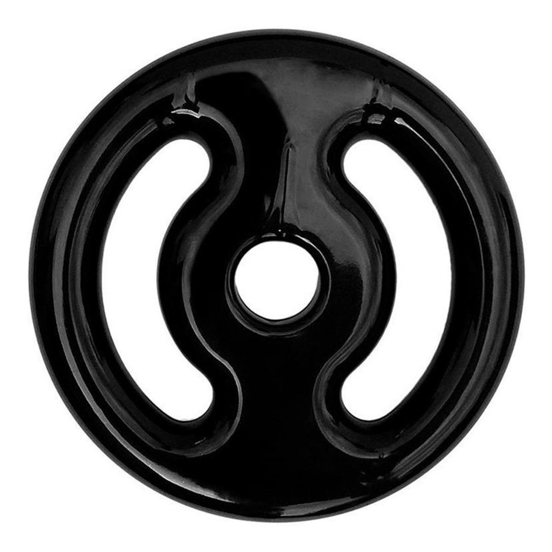 Anilha Emborrachada 2kg - Preto | Netshoes
