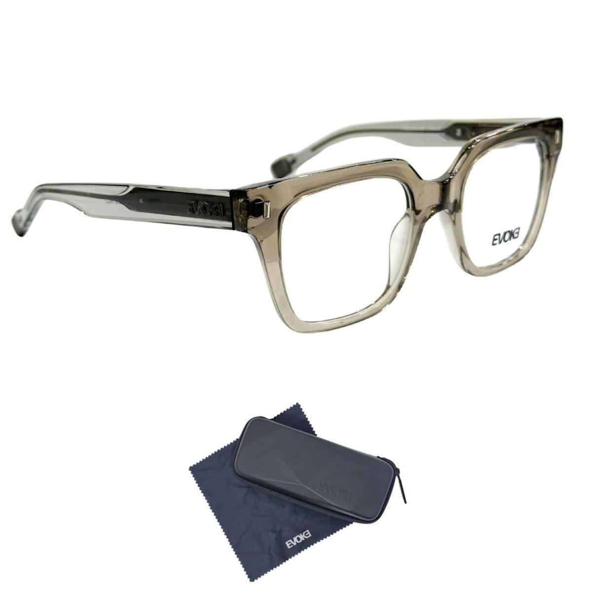 Armação de Grau Evok On The Rocks XII H02 Crystal - Preto | Netshoes