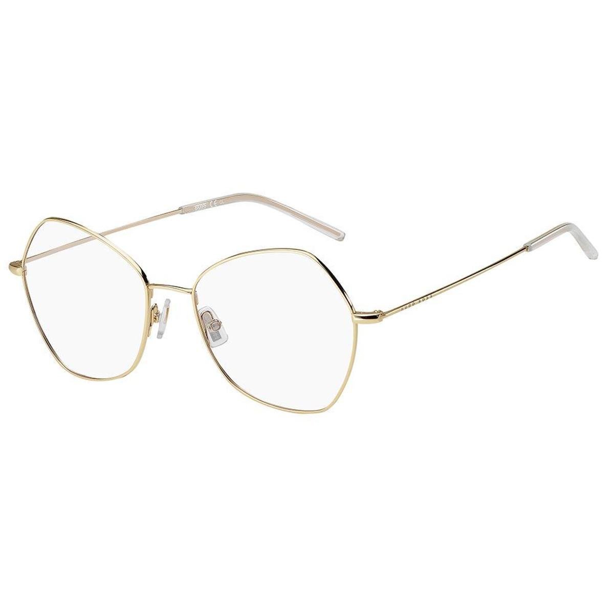 Armação de Óculos Hugo Boss 1284 Y3R - Dourado 53 - Titânio - Dourado ...