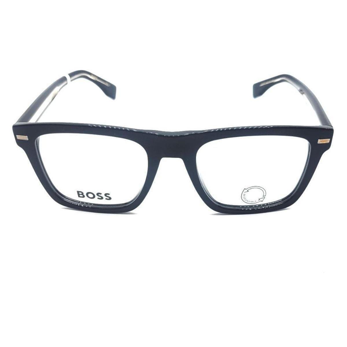 Armação para Óculos Unissex Hugo Boss 1445 RX - Preto | Netshoes