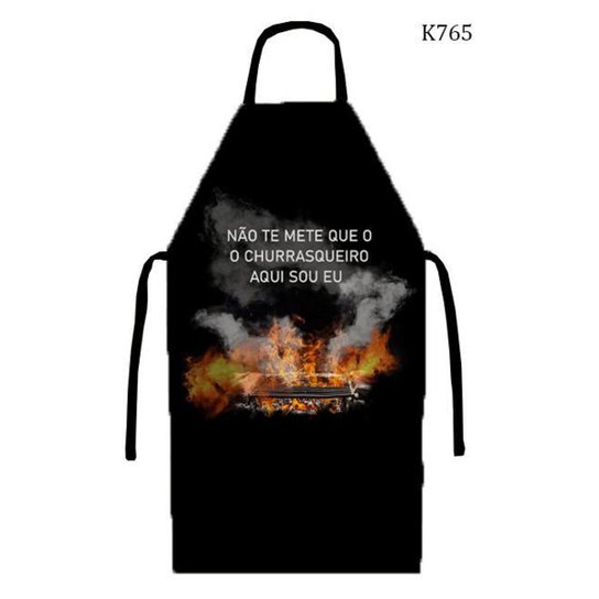 Aventall Churrasqueiro Personalizado Frase O Churrasqueiro Aqui Sou Eu ...