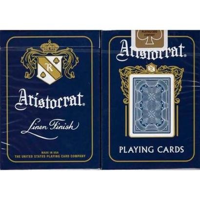 Baralho Aristocrat Vintage 727 Linen Finish Azul - Azul | Netshoes