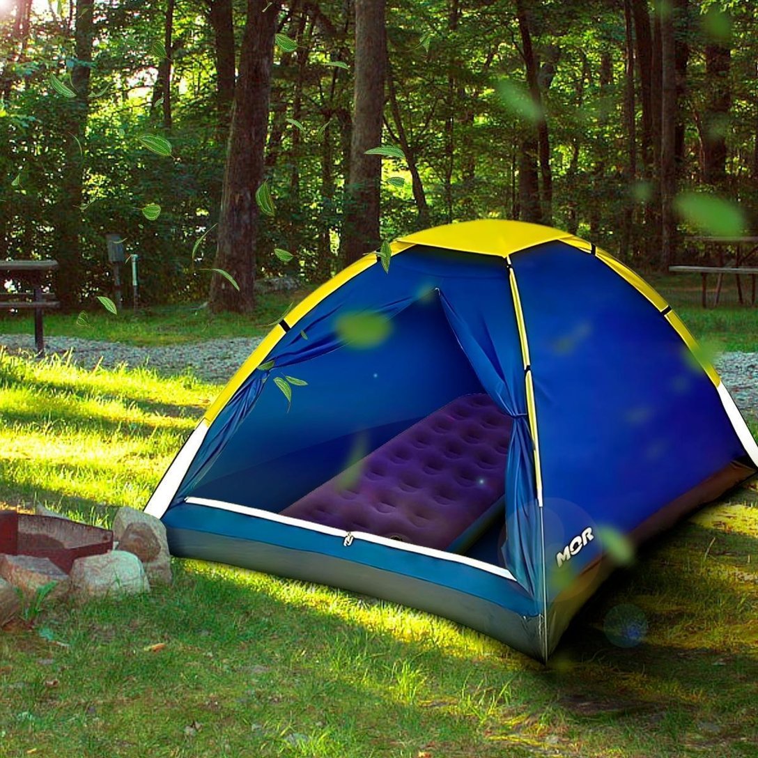 Barraca Camping Mor Iglu Life 2 pessoas e Colchão Solteiro Inflável ...