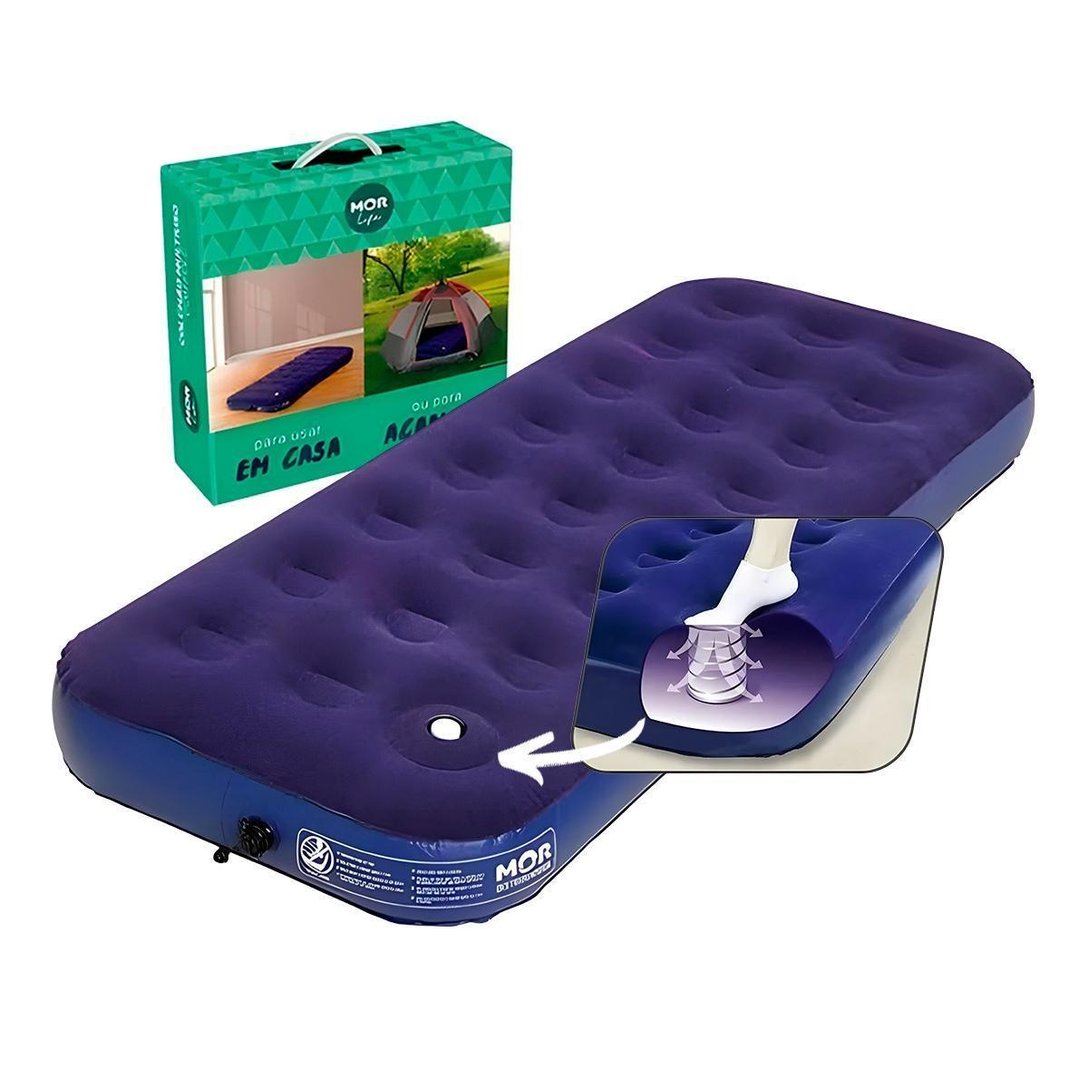 Barraca Camping Mor Iglu Life 2 pessoas e Colchão Solteiro Inflável ...