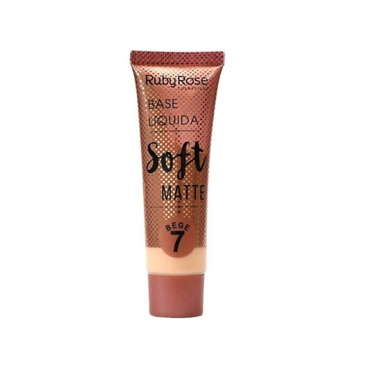 Base Líquida Soft Matte Bege 07 Ruby Rose | Netshoes