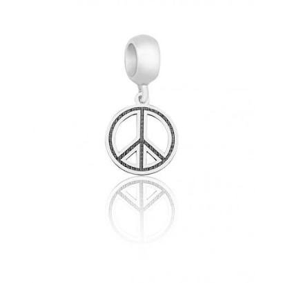 Berloque Simbolo Da Paz - Prata | Netshoes