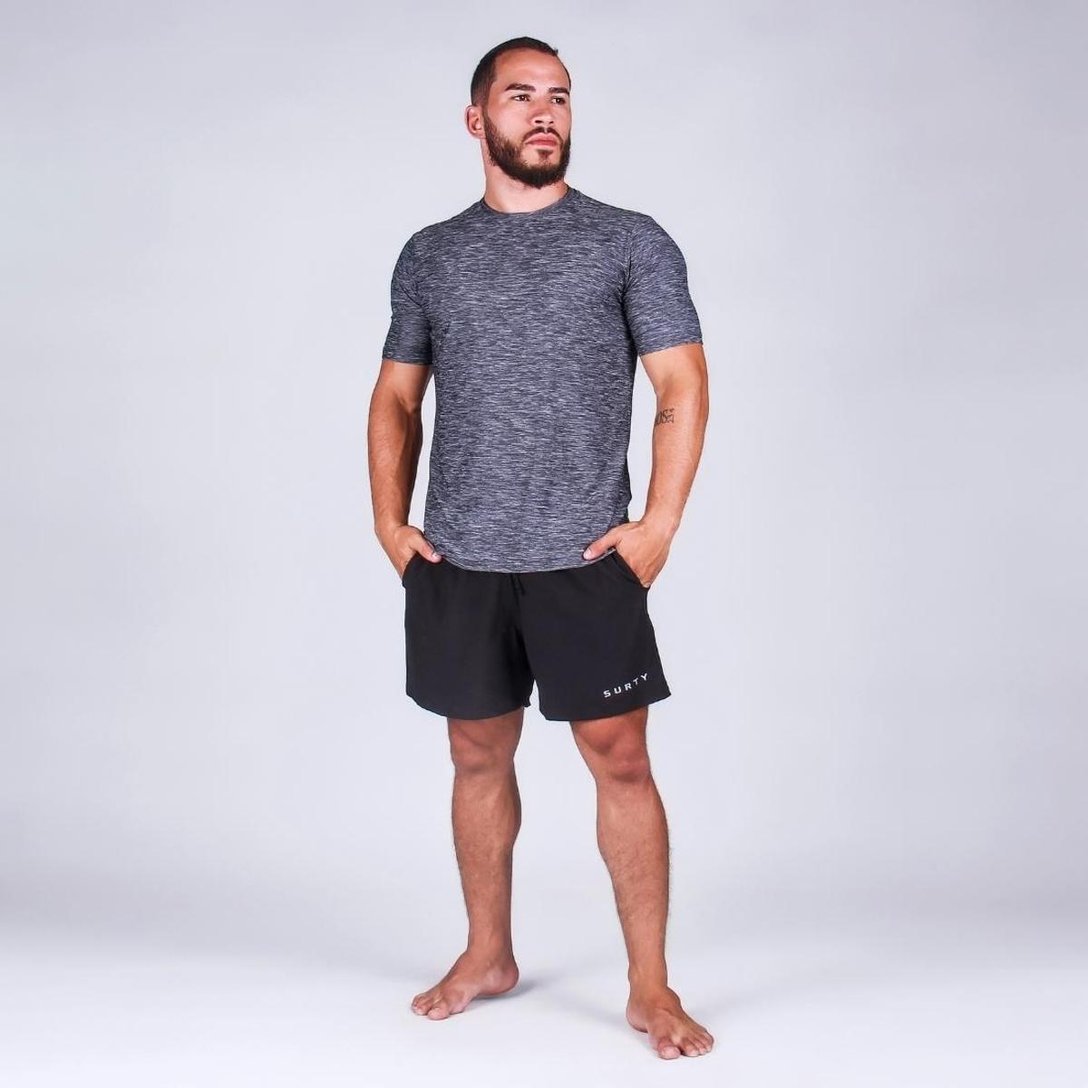 Bermuda 2 em 1 Masculina Corrida Treino Academia Surty Athletic Code ...