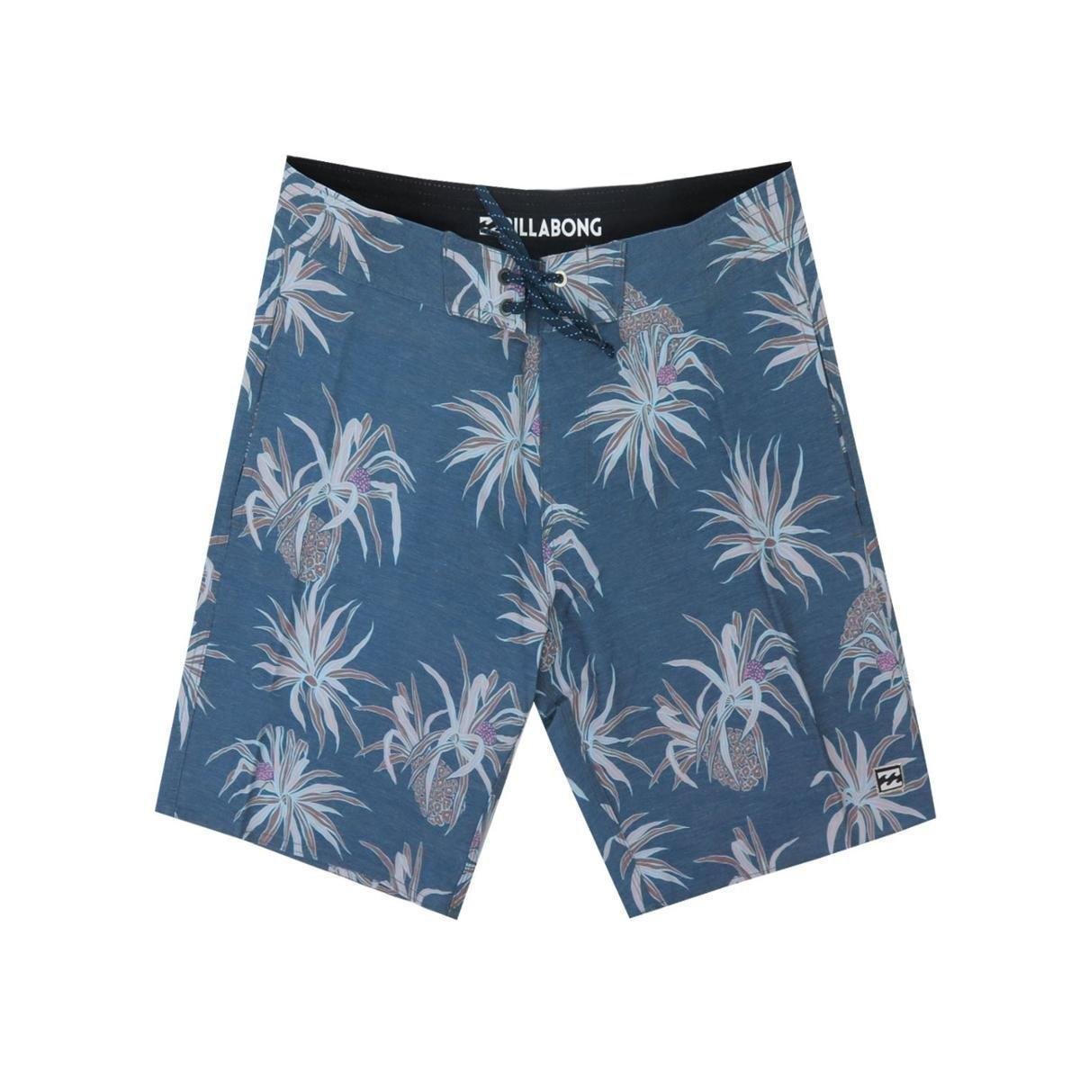 Bermuda Água Billabong Pine Tropics Masculina - Azul | Netshoes