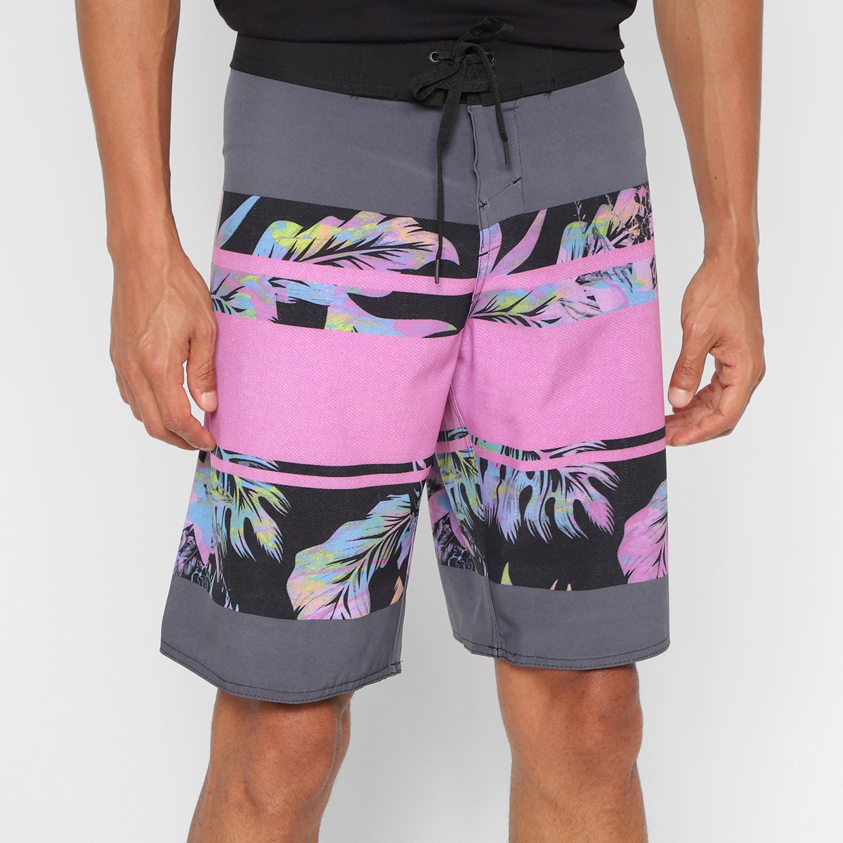 Bermuda D'Água Nicoboco Camilla Masculina - Preto | Netshoes