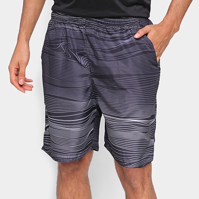 Bermuda Gonew 7" Wind Masculina - Preto | Netshoes
