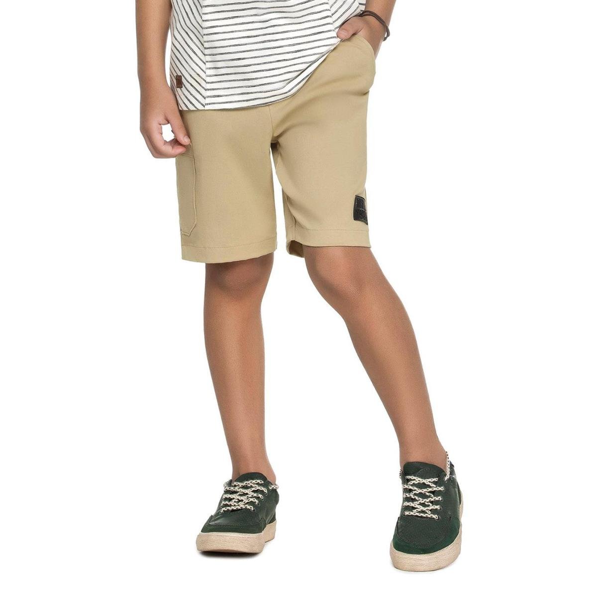 Bermuda Infantil Masculina Trick Nick Bege - Bege | Netshoes