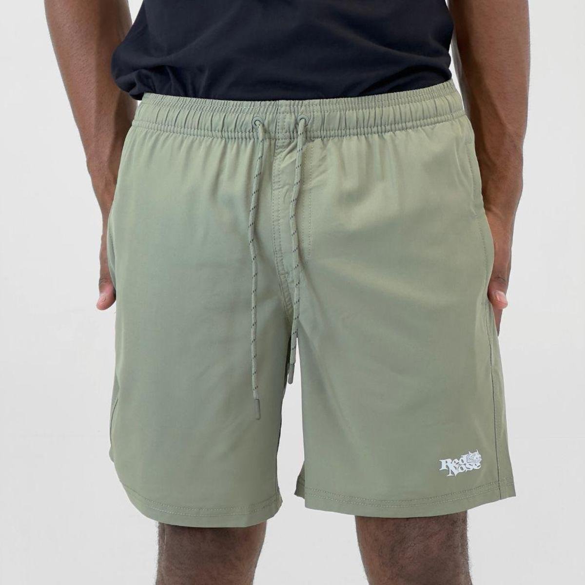 Bermuda Red Nose Microfibra Masculina - Verde | Netshoes