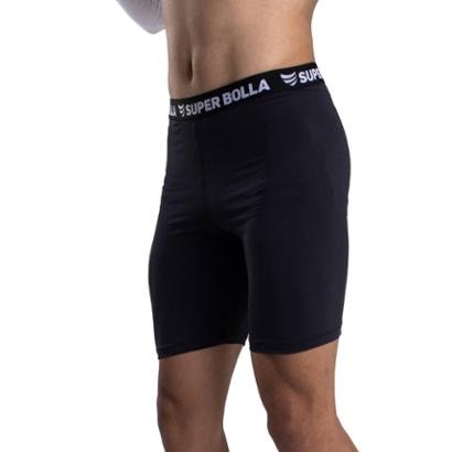 Bermuda Super Bolla Térmica Compressão Masculina - Preto | Netshoes