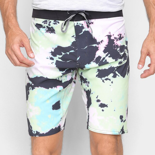 Bermuda Volcom Bolina Masculina - Preto | Netshoes