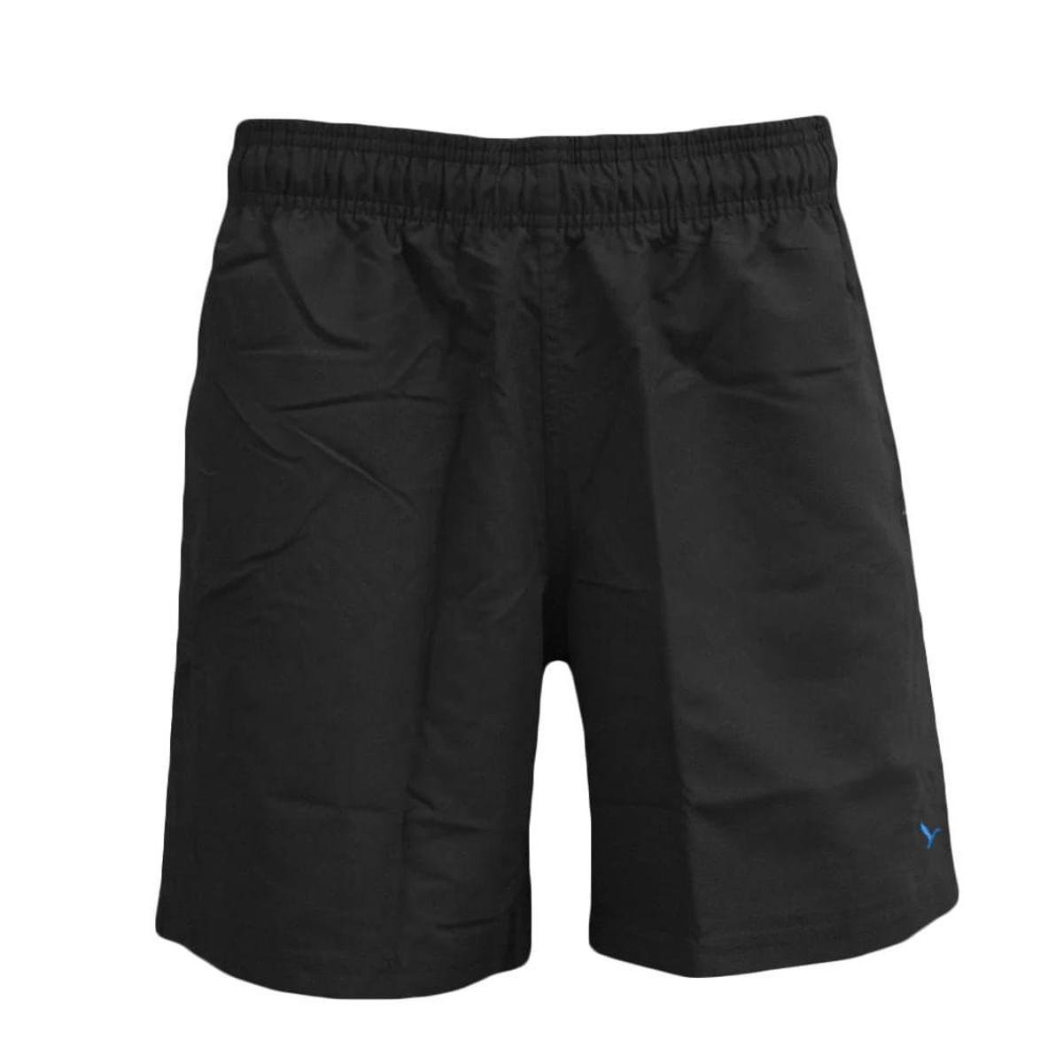 Bermuda Yacht Master Sintética Logo Masculina - Preto | Netshoes
