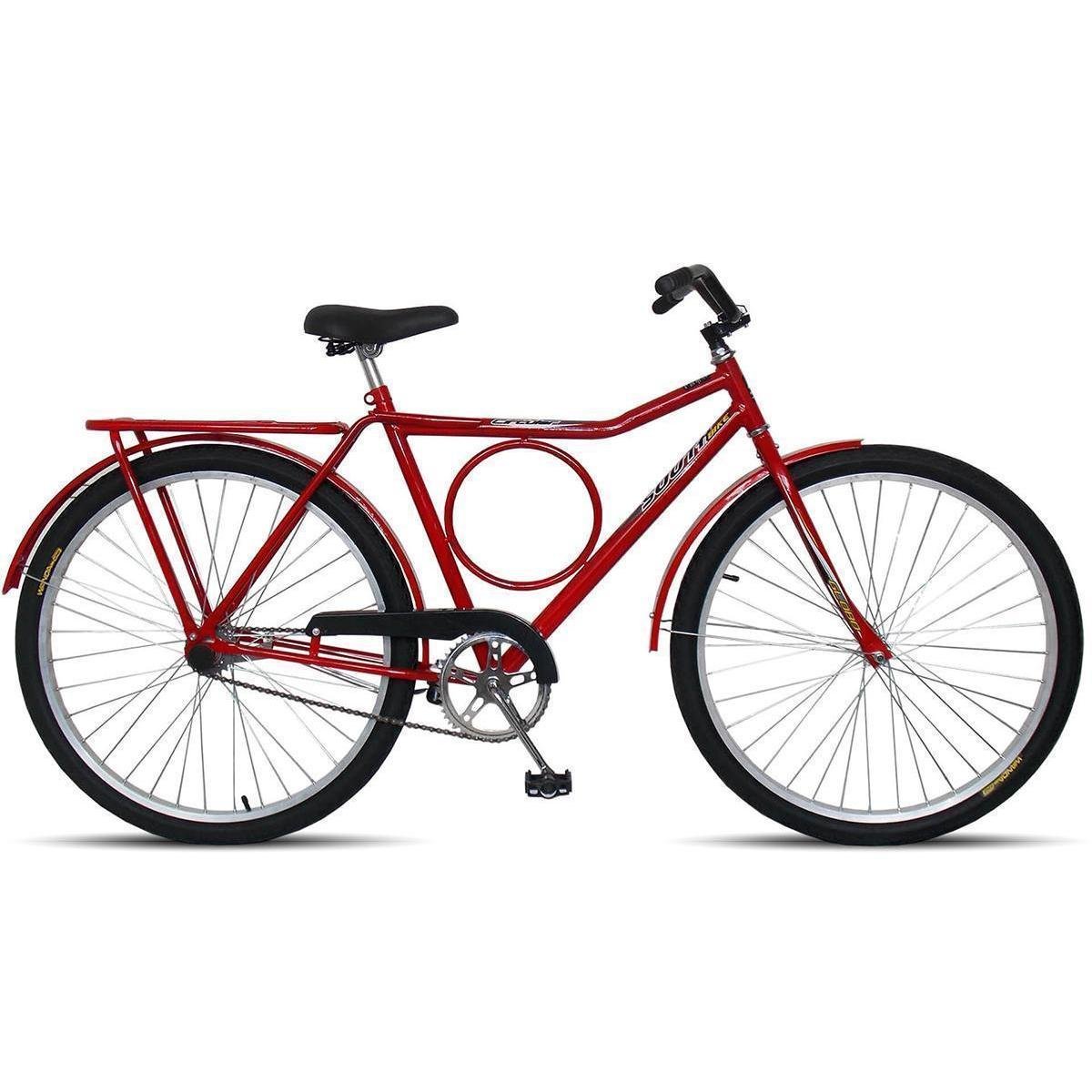 Bicicleta Aro 26 Barra Globo South Freio de Pé Forte - Vermelho | Netshoes