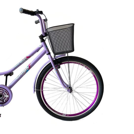 Bicicleta Aro 26 Feminina Retro Urbana Tropical Freios V Brake Rodas ...