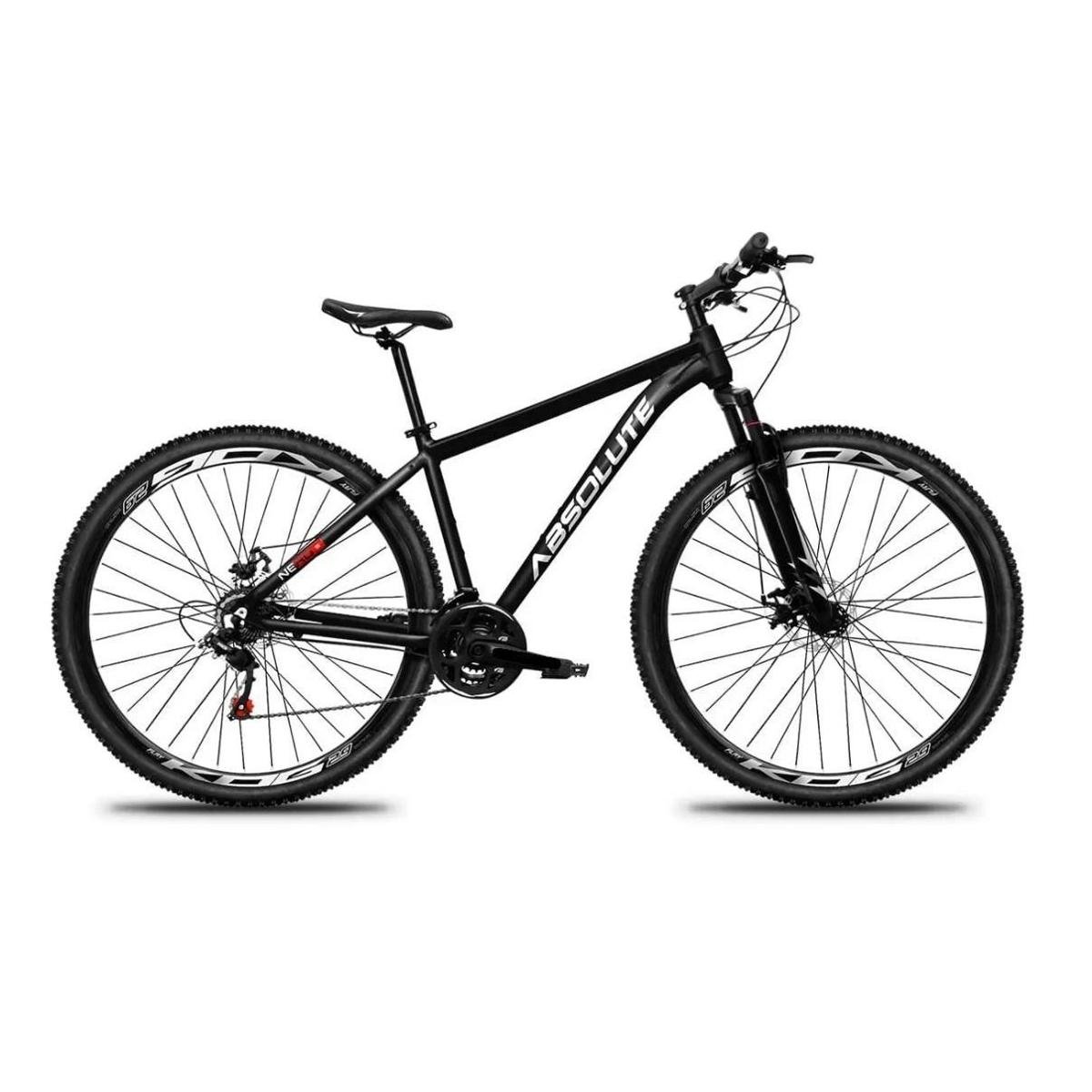 Bicicleta Aro 29 Absolute Nero 5 Alumínio 21v Câmbios Shimano Tz Freio ...
