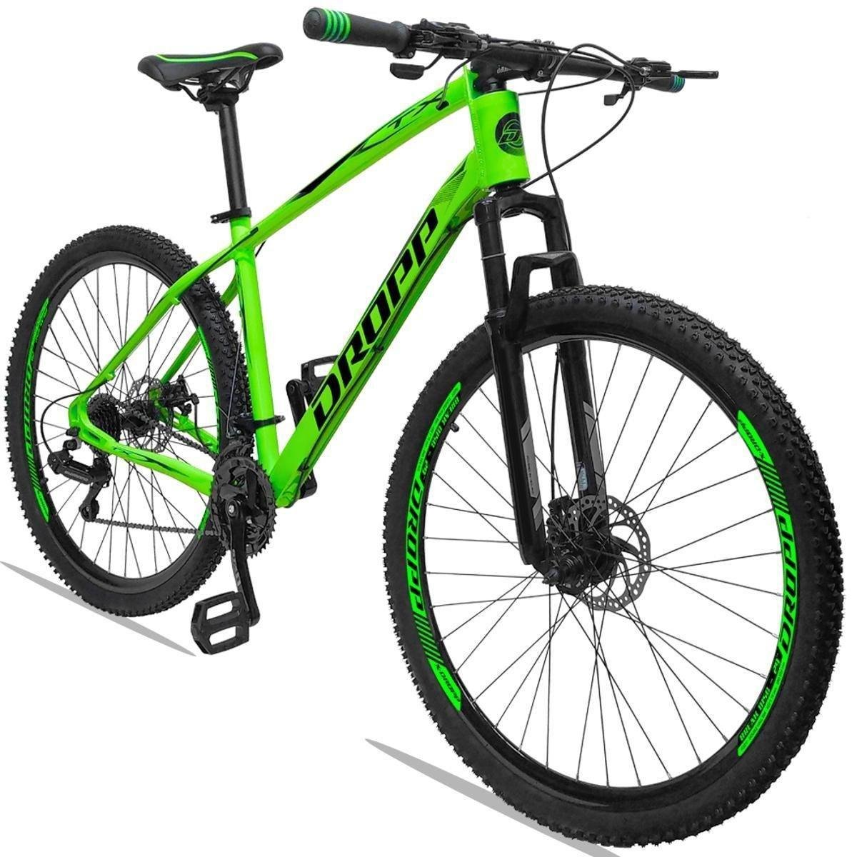 Bicicleta Aro 29 Dropp TX Bull Câmbio Shimano 21V Freios a Disco ...