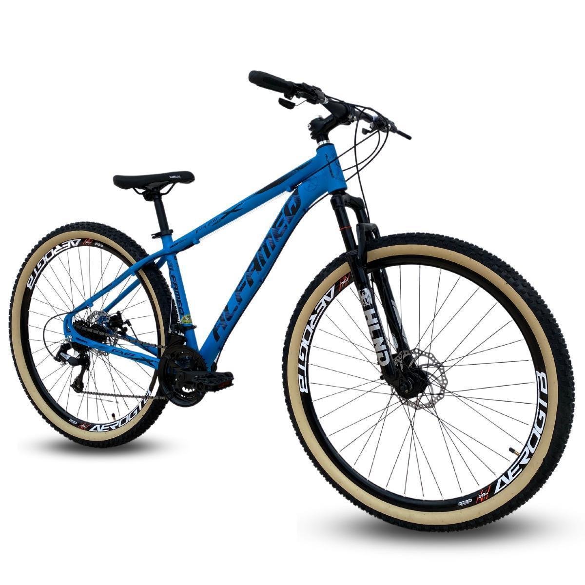 Bicicleta Aro 29 Freio Hidraulico MTB Alfameq Alumínio 21v - Azul | Netshoes