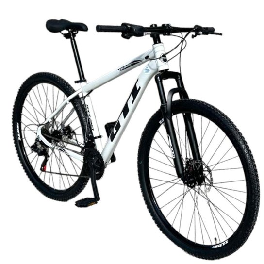 Bicicleta aro 29 GTI Aluminio 21 Velocidades Freio a Disco Original Mtb KW Suspensão com ...