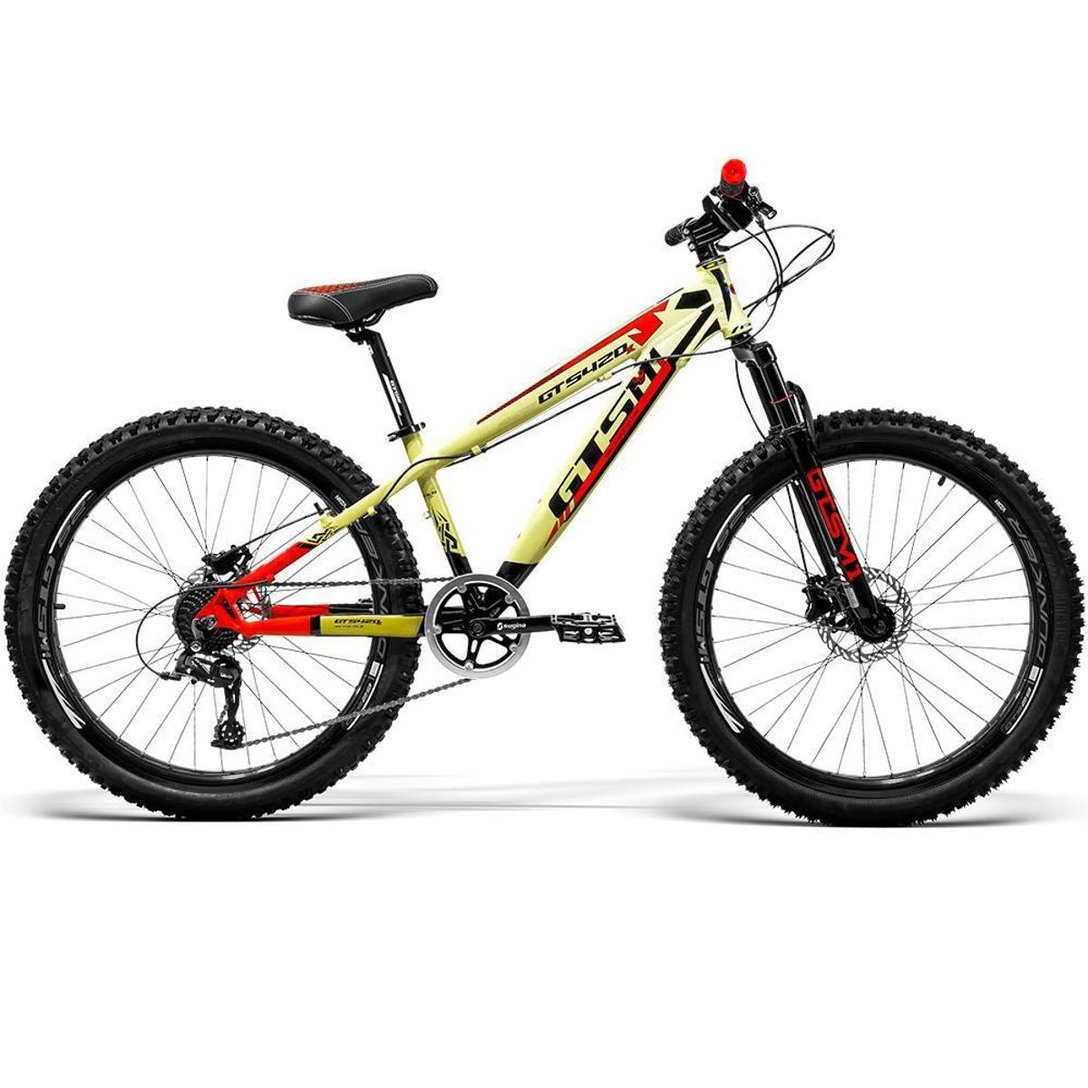 Bicicleta GTS Aro 26 Freio Hidráulico Câmbio GTSM1 TSI7 7 Marchas e ...