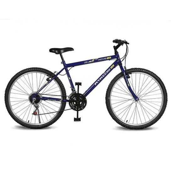 Bicicleta Kyklos Aro 26 Move 21V - Azul | Netshoes