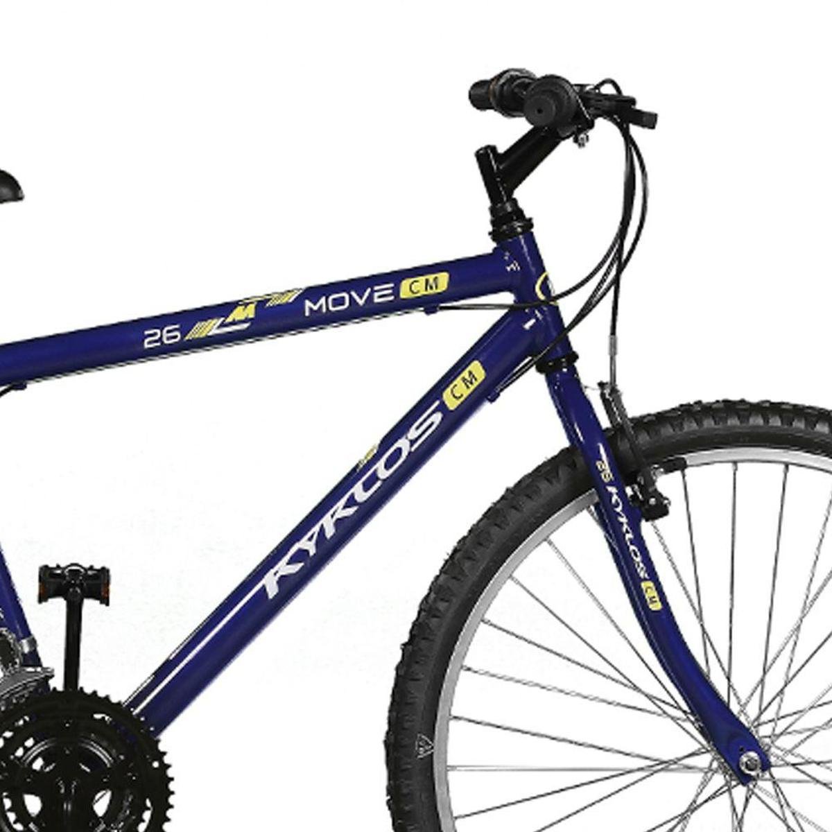 Bicicleta Kyklos Aro 26 Move 21V - Azul | Netshoes