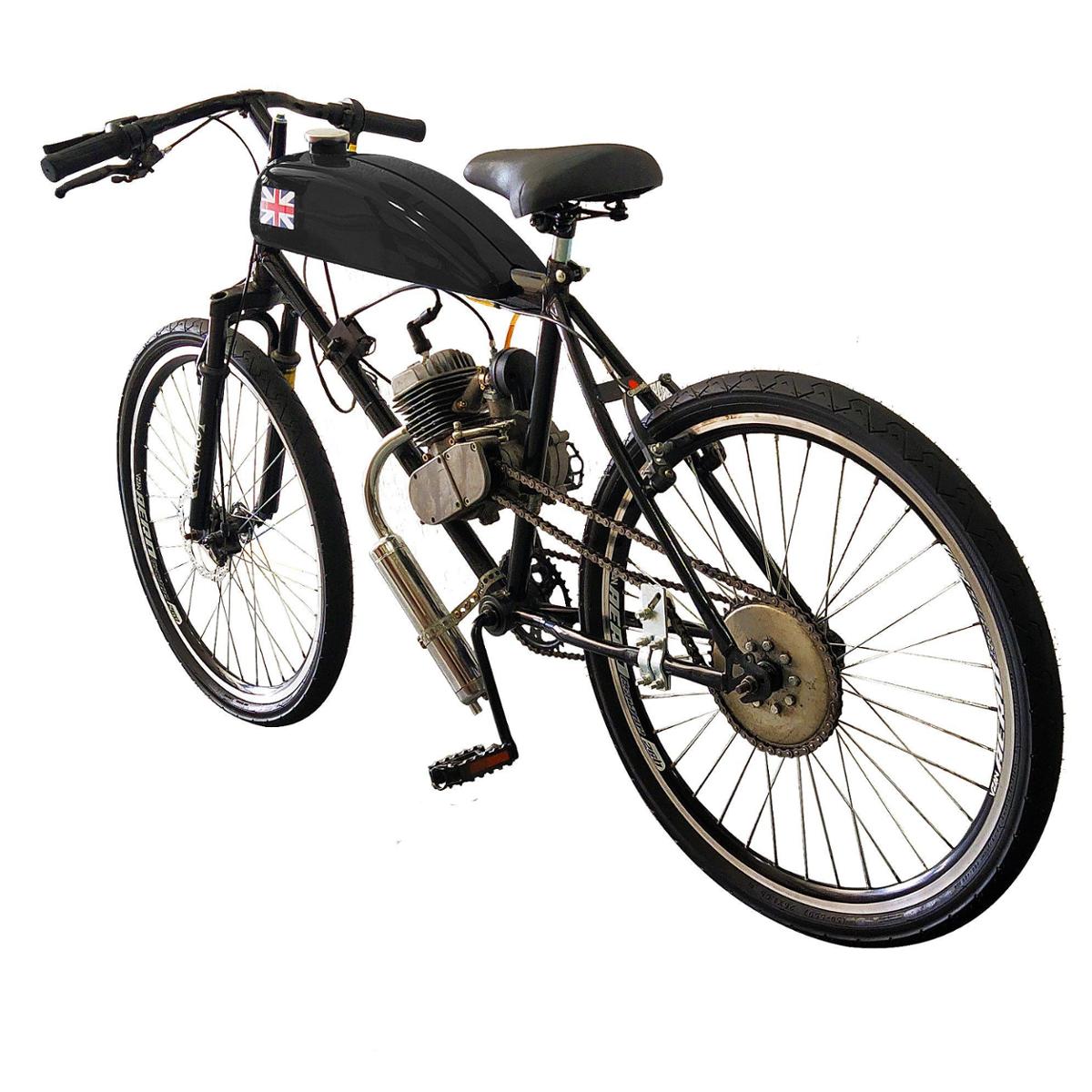 Bicicleta Motorizada Café Racer Sport - Laranja - Preto | Netshoes