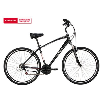 Bicicleta Schwinn Chicago - Preto | Netshoes