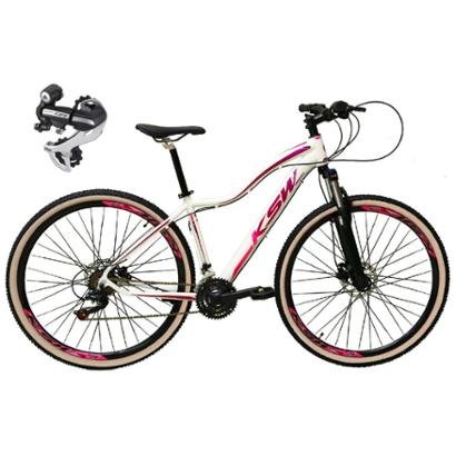 Bike Aro 29 KSW Mwza 24v Shimano Acera K7 Freio a Disco Garfo com Trava ...