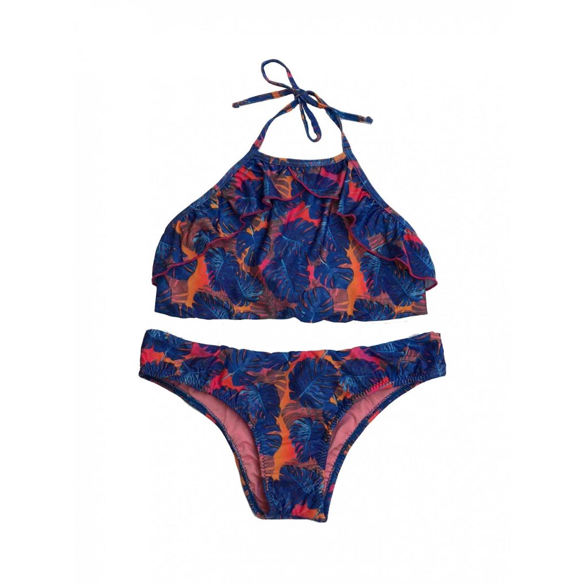 Biquíni Top Cropped Babado Mãe Midnight - Mistique - Colorido | Netshoes