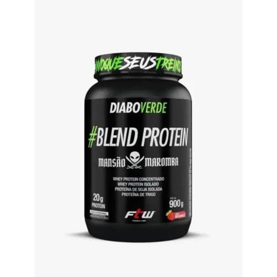 Blend Protein Mansão Maromba 900g - Pote - Morango - undefined | Netshoes