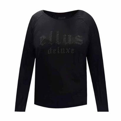 Blusa Ellus Deluxe Visco Preta - Preto | Netshoes