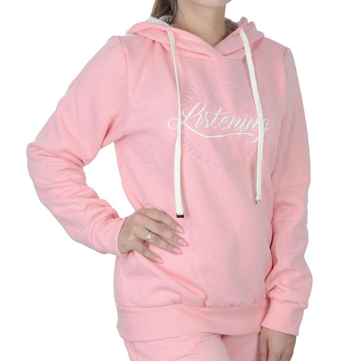 Blusa Feminina Olho Fatal Moletom Rosa Bright - 601232 - Rosa | Netshoes
