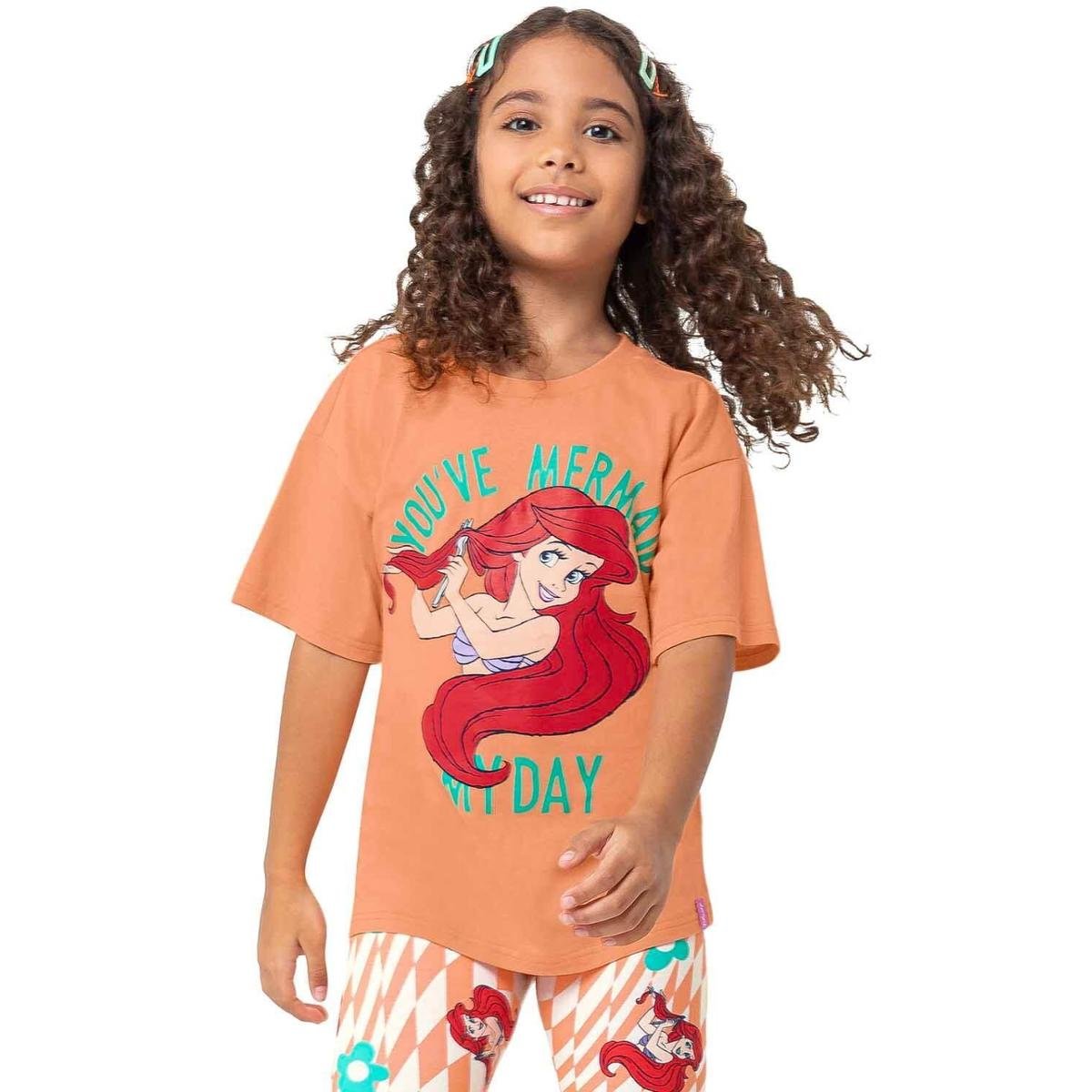 Blusa Infantil Menina Princesas Disney Malwee Kids - BRANCO - 8 ...